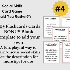 Social Skills MEGA BUNDLE Role Playing Flashcards Games Discussion ...
