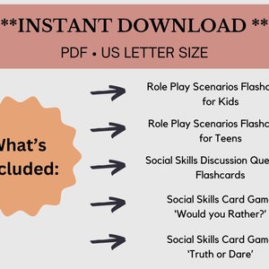 Social Skills MEGA BUNDLE Role Playing Flashcards Games Discussion ...