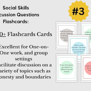 Social Skills MEGA BUNDLE Role Playing Flashcards Games Discussion ...