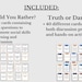 Social Skills Games BUNDLE Would You Rather and Truth or Dare - Etsy