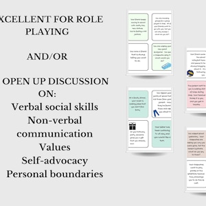 Role-playing Scenarios for Kids Interpersonal Skills - Etsy