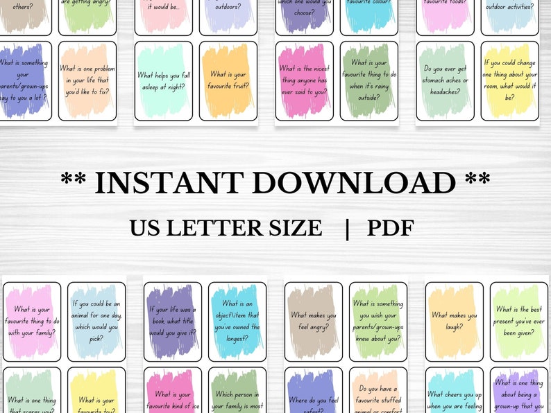 Conversation Starter Cards, Icebreakers for Counselling, Rapport ...