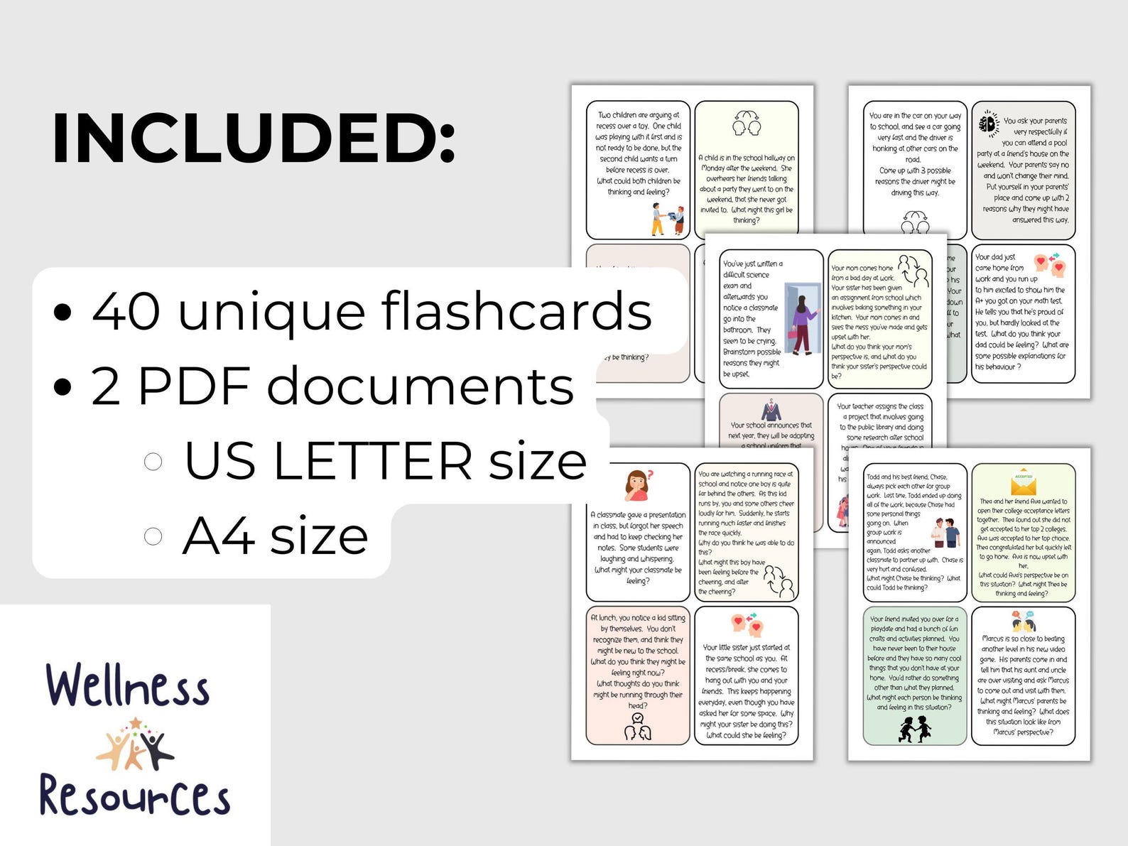 Social Skills Flashcards, Perspective Taking, Making Inferences - Etsy