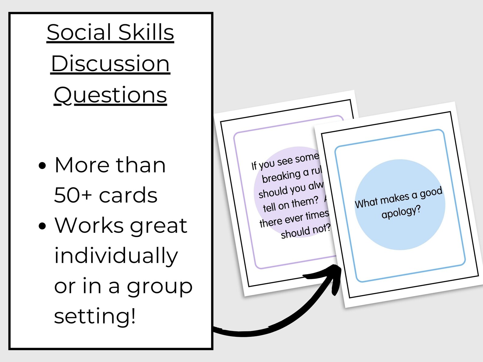 Social Skills Bundle FOR KIDS, Role-playing Scenarios, Flashcard Games ...