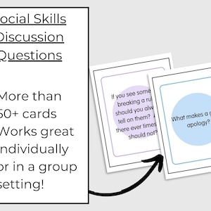 Social Skills Bundle FOR KIDS, Role-playing Scenarios, Flashcard Games ...
