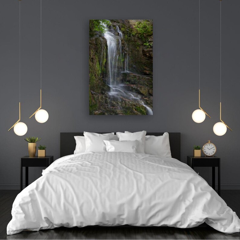 Tory Falls, Hanging Rock NC: Paper, Canvas, Metal, Acrylic Photo Print ...