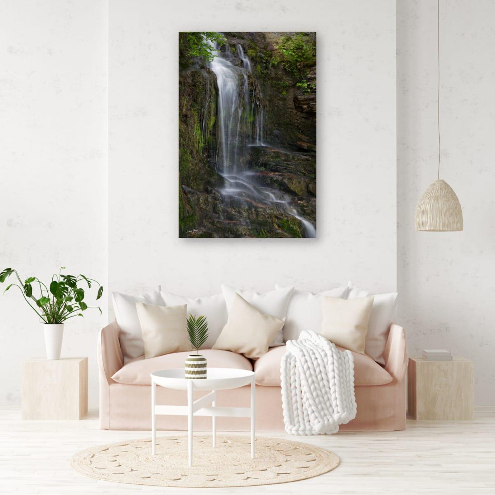 Tory Falls, Hanging Rock NC: Paper, Canvas, Metal, Acrylic Photo Print ...