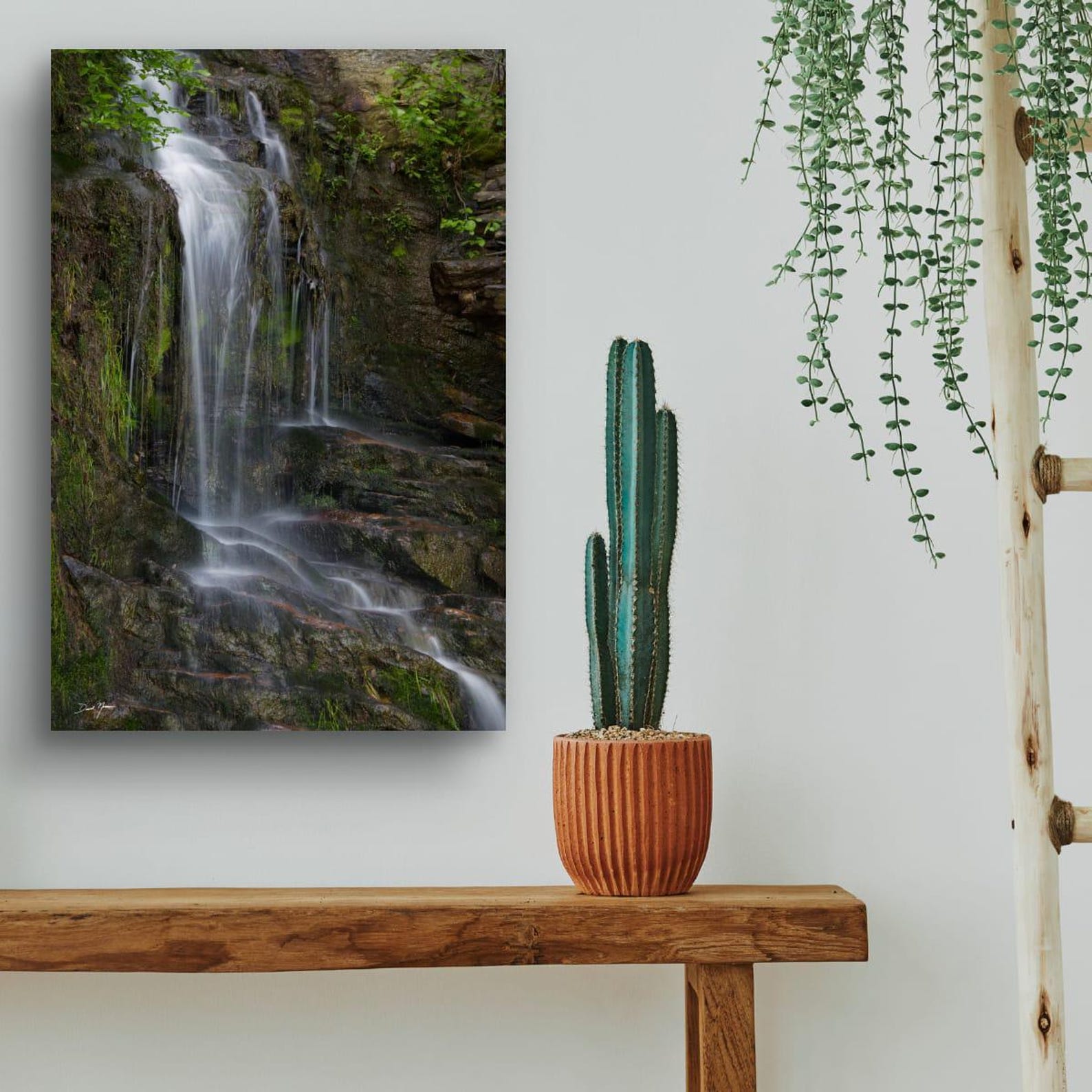 Tory Falls, Hanging Rock NC: Paper, Canvas, Metal, Acrylic Photo Print ...