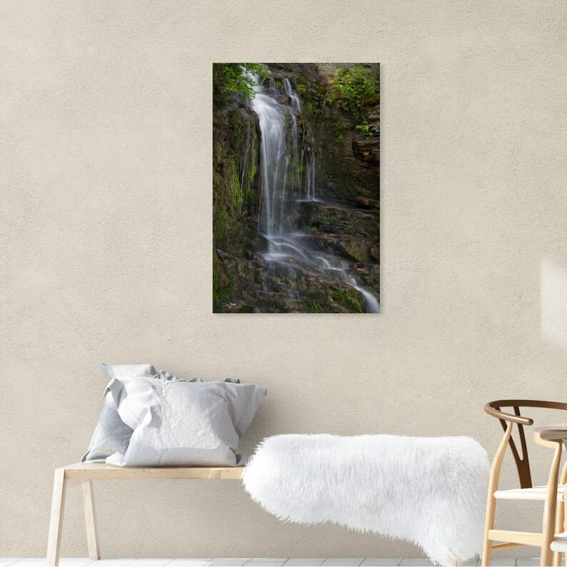 Tory Falls, Hanging Rock NC: Paper, Canvas, Metal, Acrylic Photo Print ...