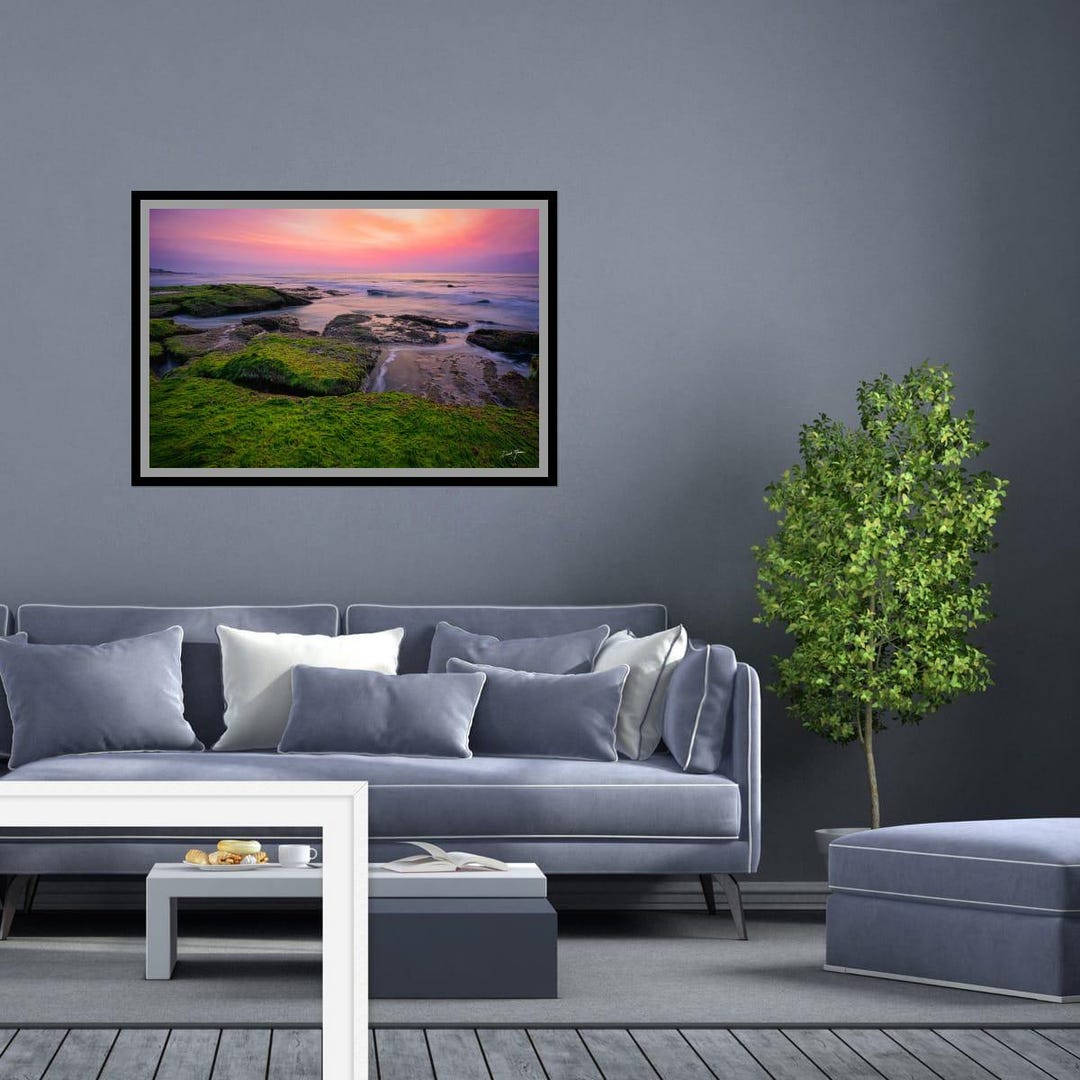 Captivating Coastal Art: Kure Beach's Serene Landscape - Paper, Canvas ...