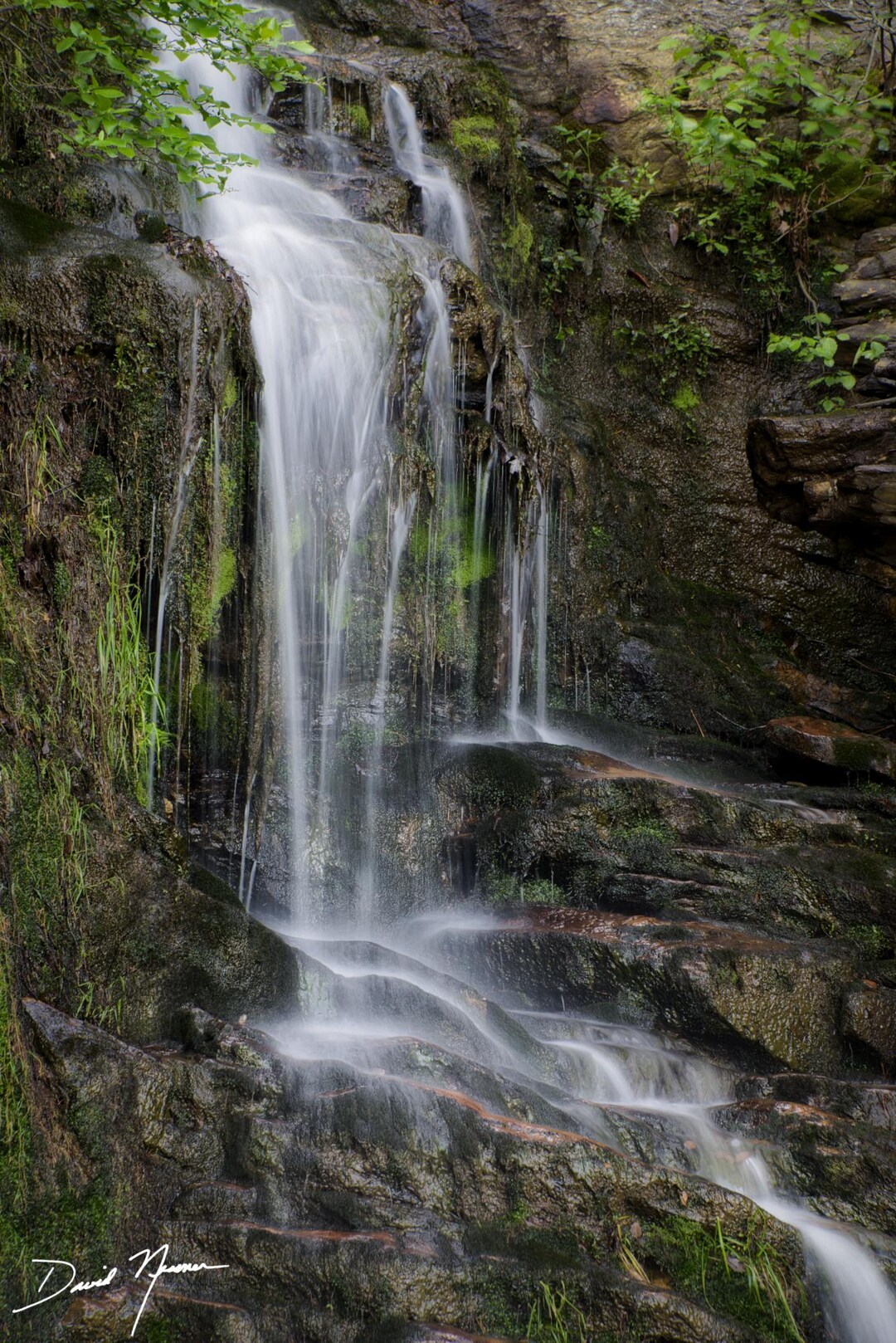 Tory Falls, Hanging Rock NC: Paper, Canvas, Metal, Acrylic Photo Print ...