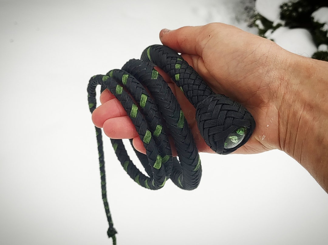 Whip 5 Ft Pocket Sized Snakewhip Whips Paracord Whipping - Etsy