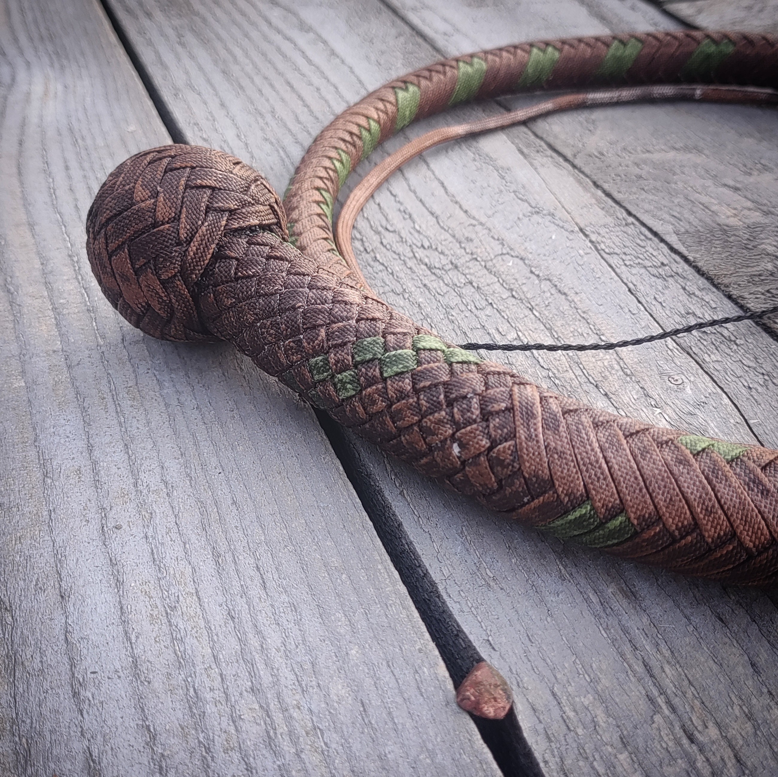 Whip 4,5 Ft Signal Whips Snake Whip , Paracord, Whipping, 550 ...