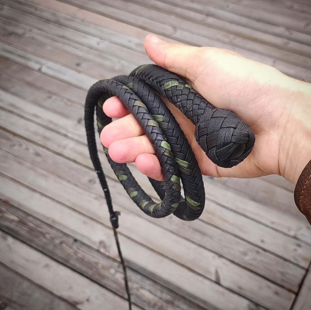 Whip 4 Ft Pocket Sized Snakewhip Whips , Paracord, Whipping, 550, 4ft ...