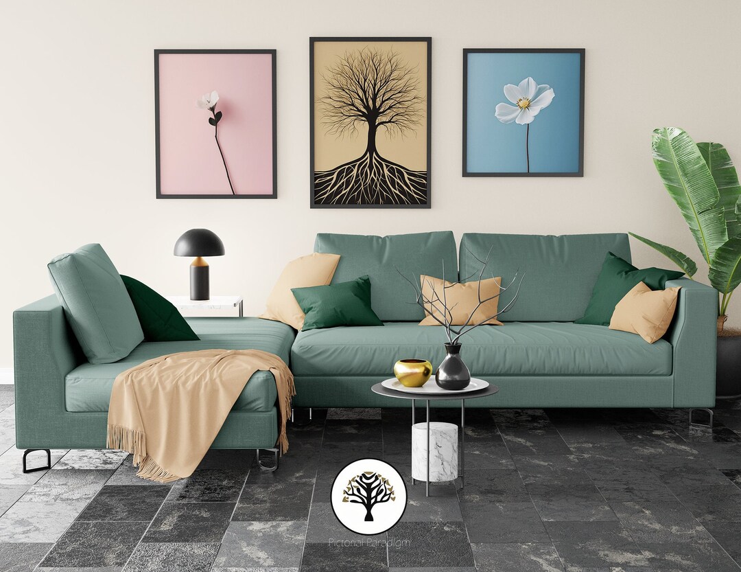 Minimalist Beauty: Three Digital Posters for Your Home or Office - Etsy