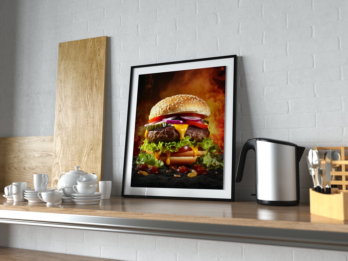 Three Food and Drink-inspired Digital Posters - Etsy