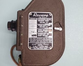 Revere eight Model 88 Art Deco Movie Camera W/ Handle and - Etsy