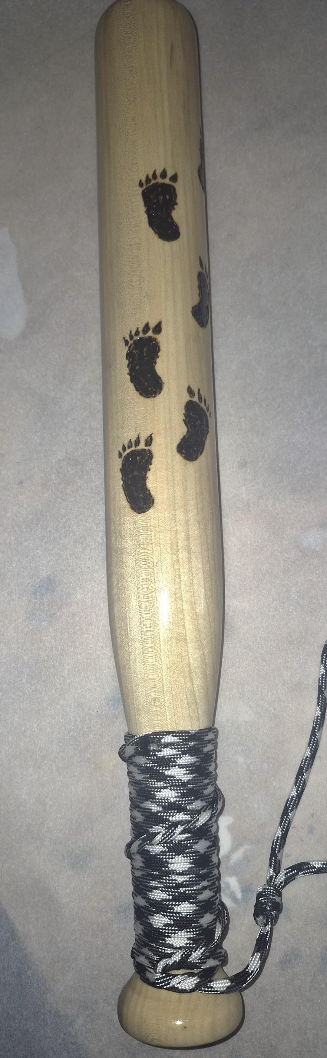 Sasquatch, Bigfoot Tree Knocker. Made From Poplar Wood. With a Black ...