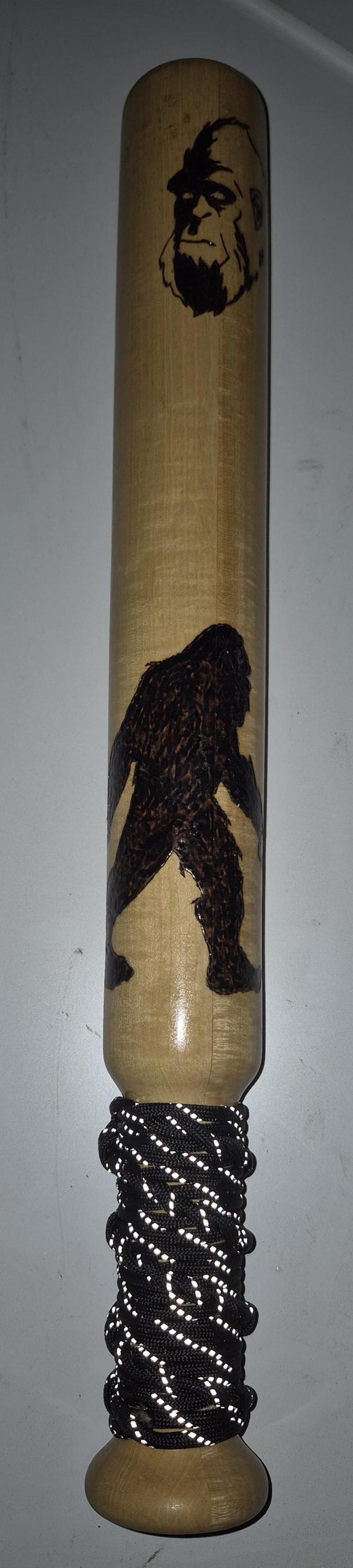 Sasquatch, Bigfoot Tree Knocker. Made From Brazilian Maple Wood. It Has ...