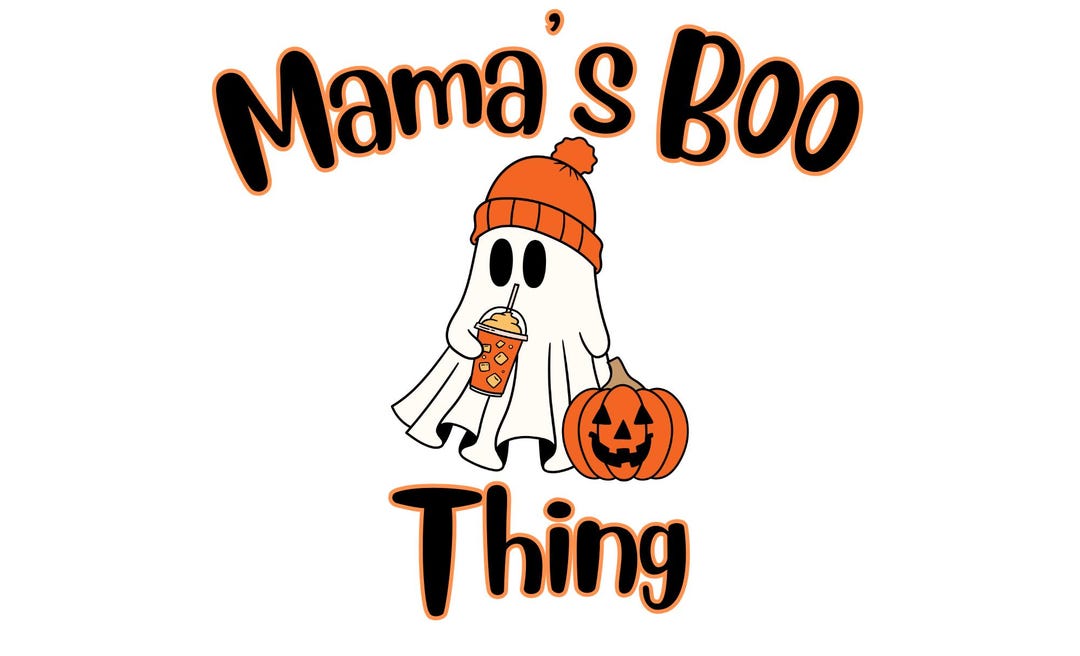 Mama's Boo Thing PNG. - Etsy