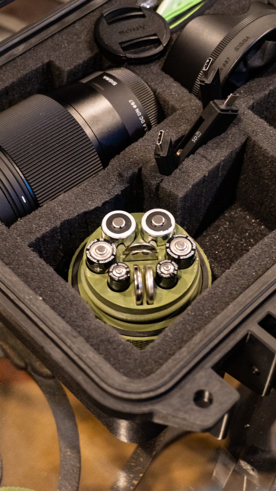 Range Puck: Waterproof Battery Storage Organizer - Etsy