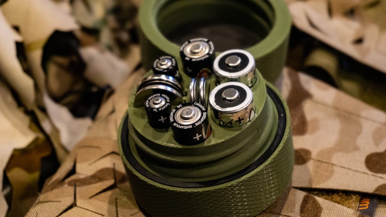 Range Puck: Waterproof Battery Storage Organizer - Etsy