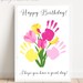 Spring Handprint Craft, Spring Craft for Preschool Kids, Spring Craft ...