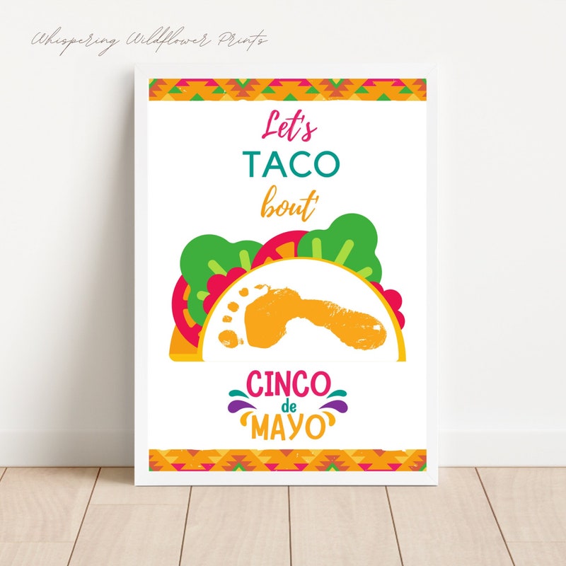 Cinco De Mayo Footprint - Etsy