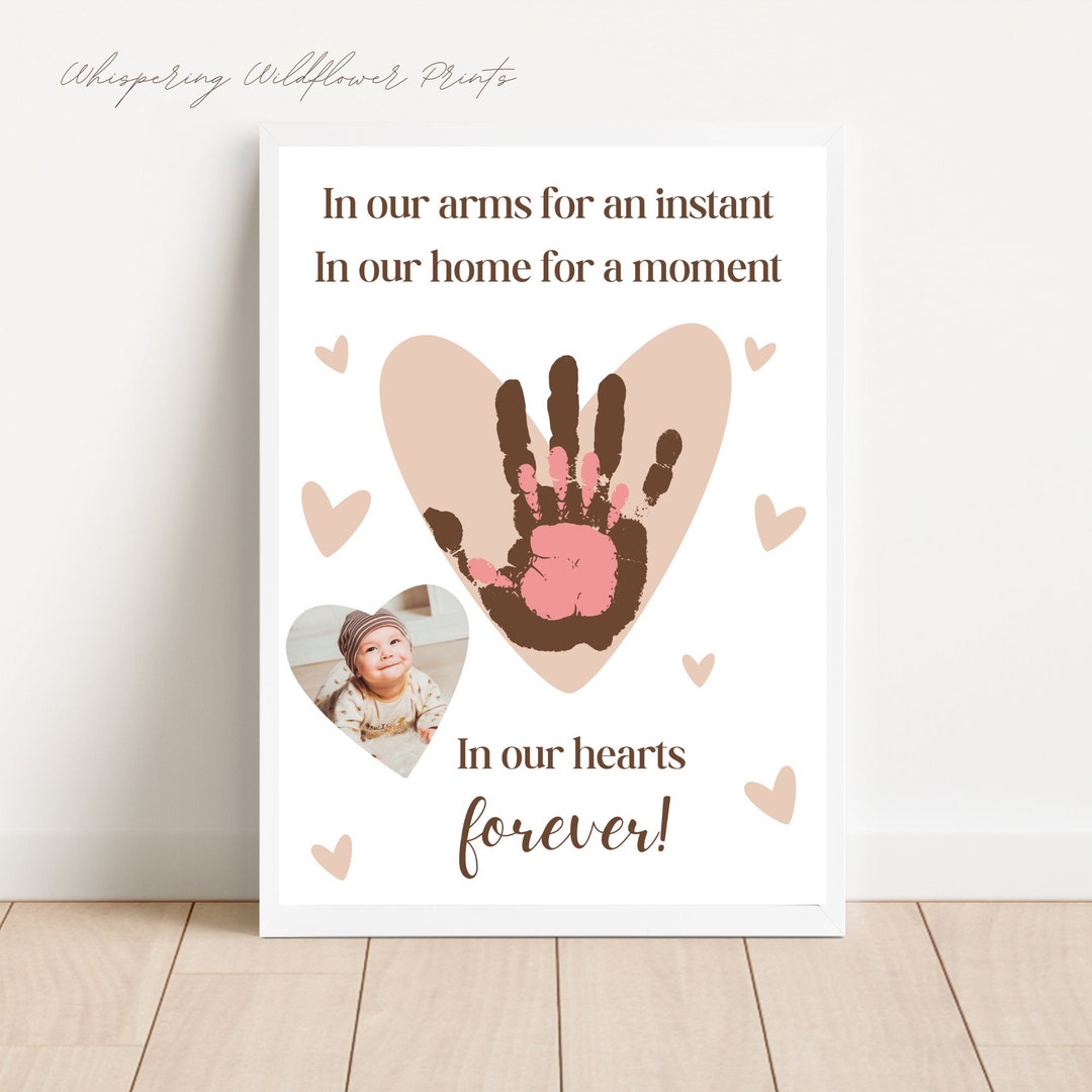 Foster Care Printable Handprint Art, Foster Mom DIY Craft, Foster Care ...