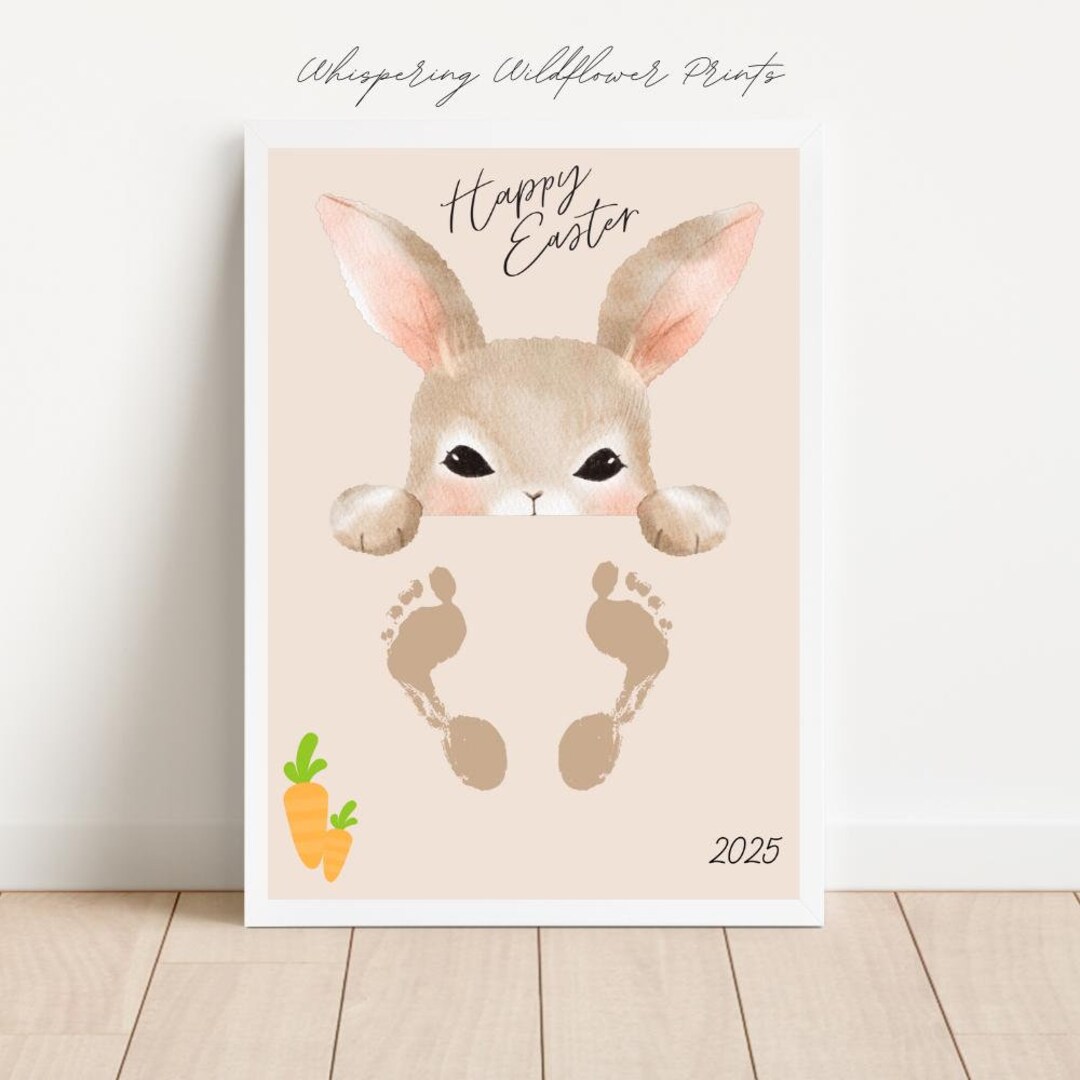 Easter Footprint Art, Easter Handprint Art, Preschool Easter Art ...