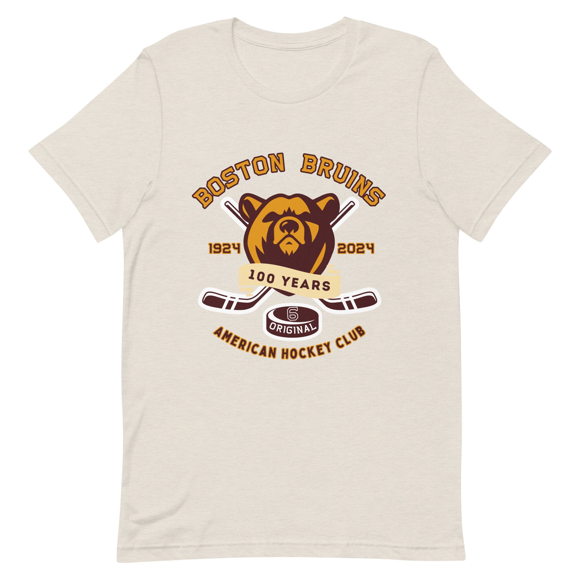 Boston Bruins Hockey 100 Years T-shirt - Etsy