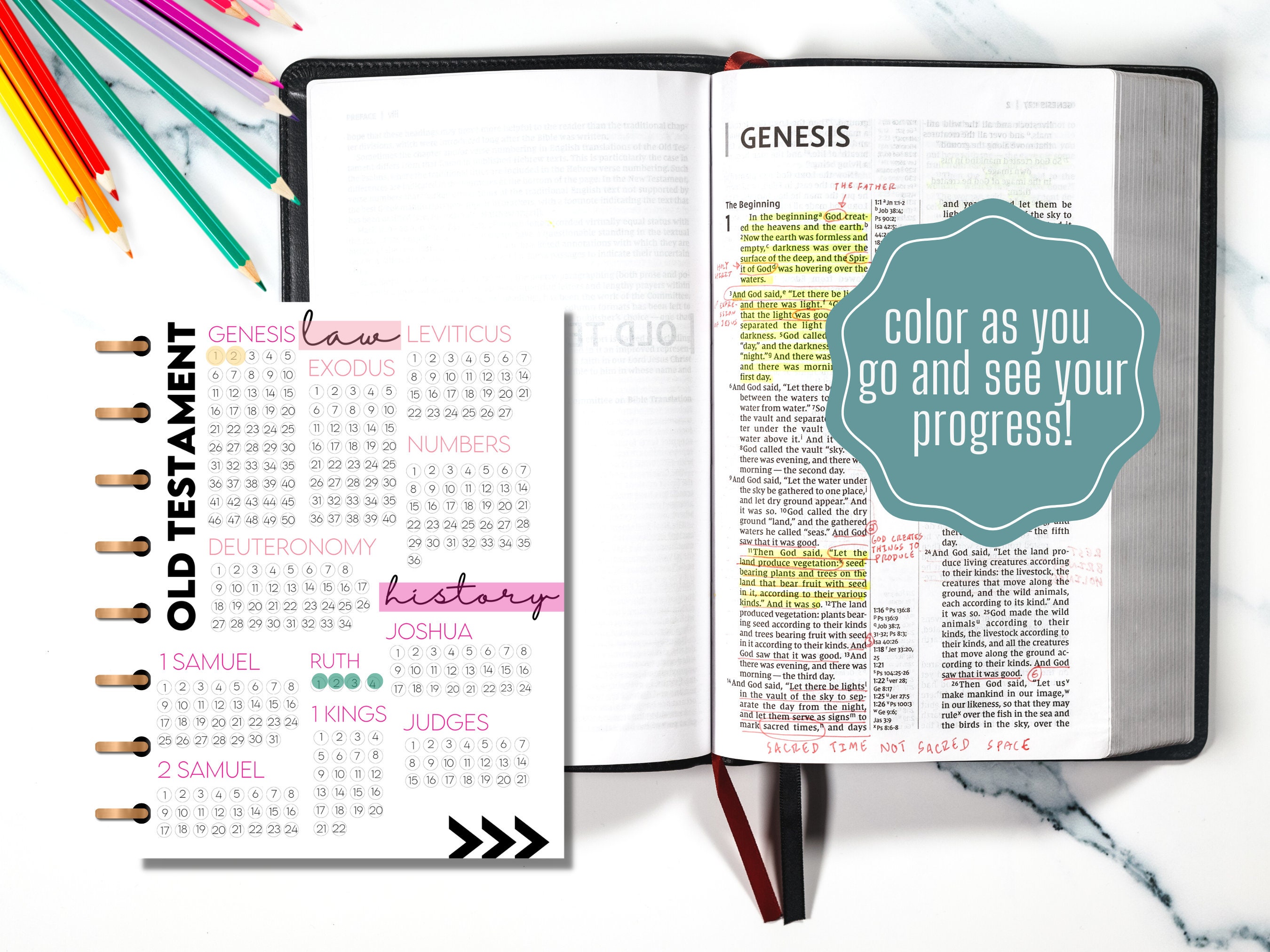 Bible Reading Tracker, Bible Genres Printable, Daily Bible Study Planner, Christian Printables ...