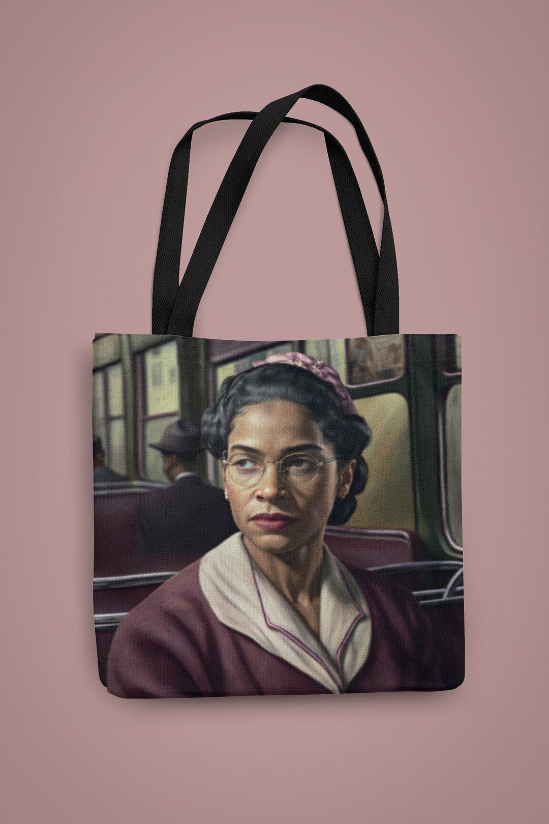 Rosa Parks Tribute Tote Bag Civil Rights Icon Empowering - Etsy