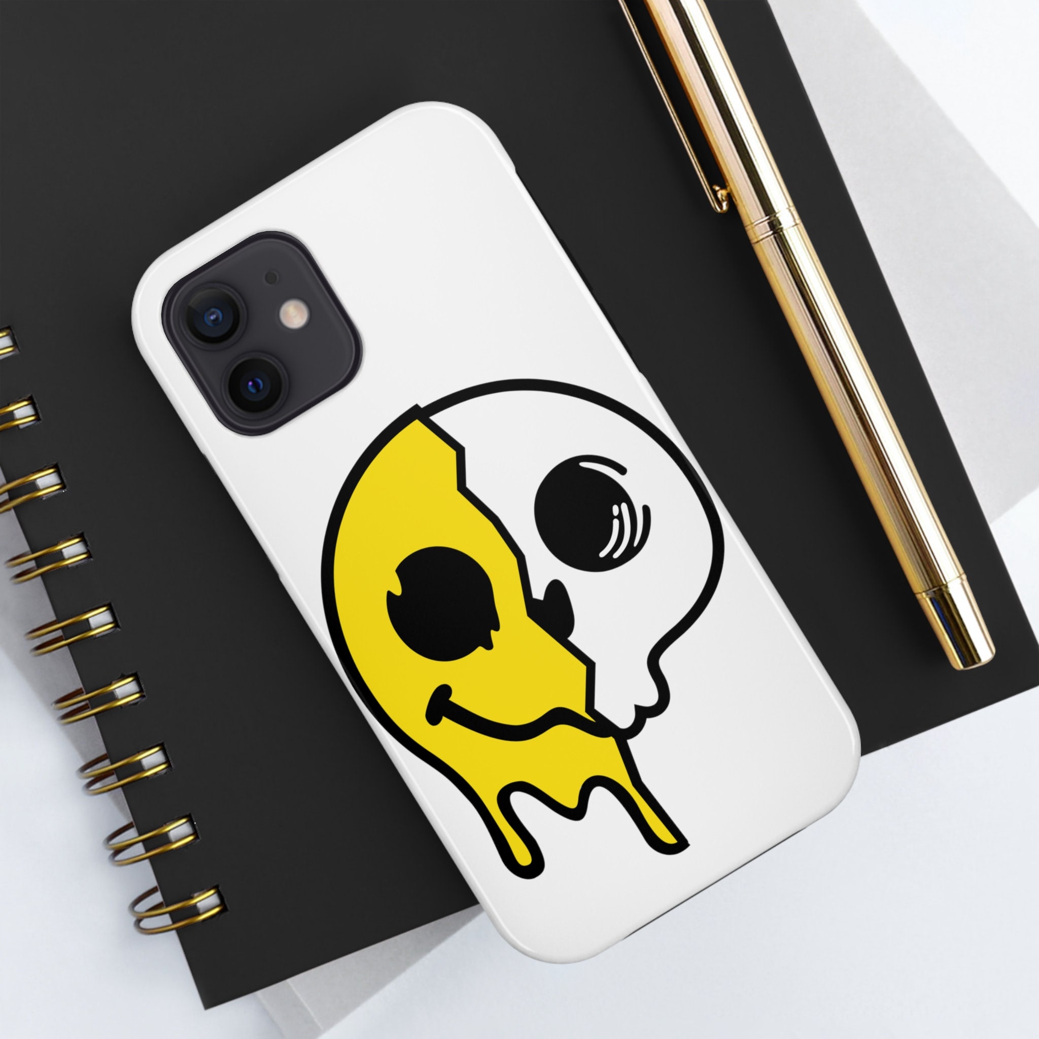 Smiley Skeleton Iphone Case Smiley Face Iphone Case Cool - Etsy