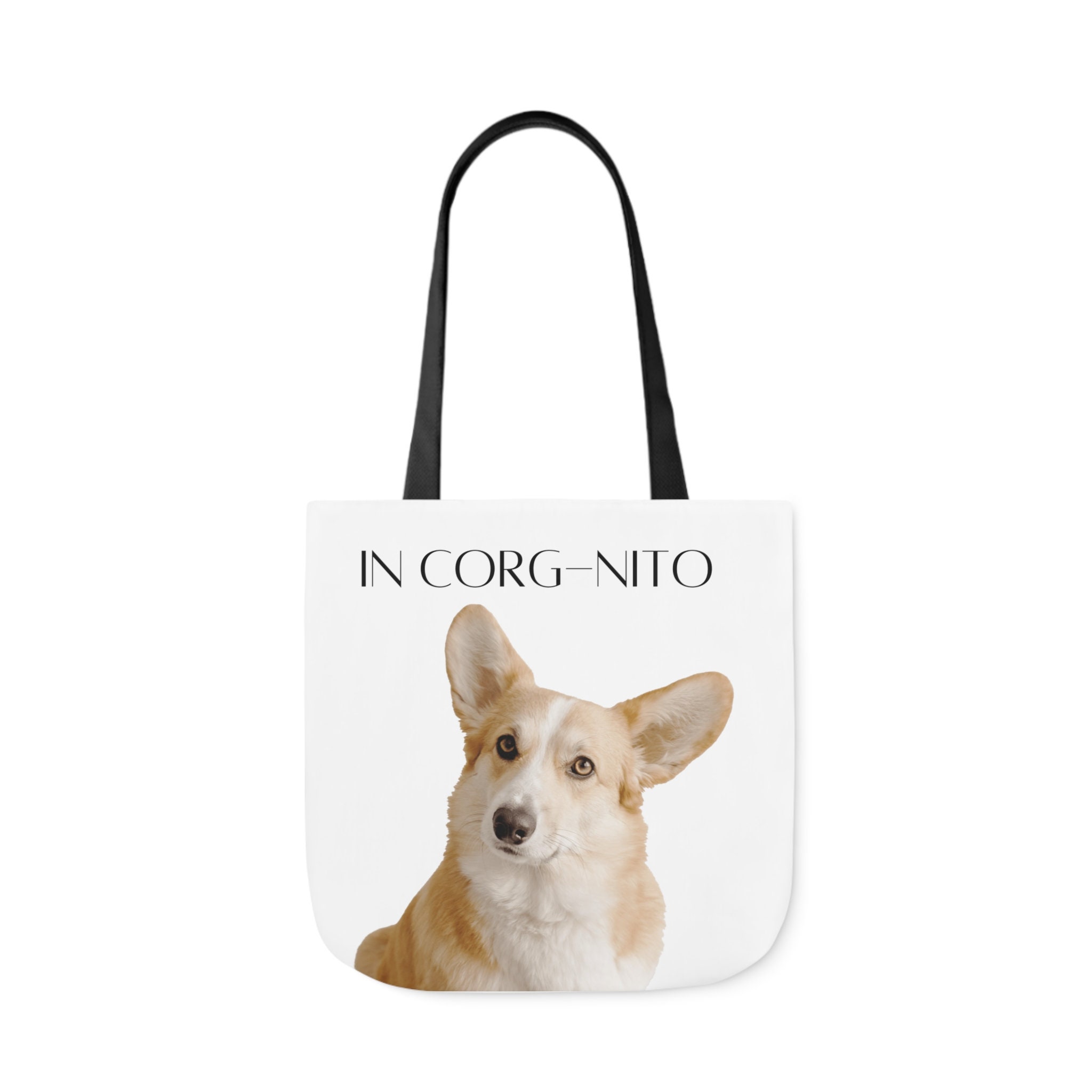 Funny Corgi Tote Bag Personalized Pembroke Dog Tote White Corgi Design ...