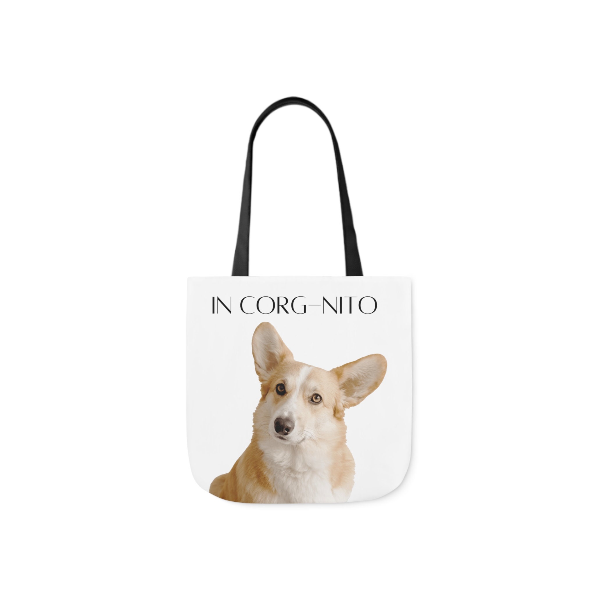 Funny Corgi Tote Bag Personalized Pembroke Dog Tote White Corgi Design ...