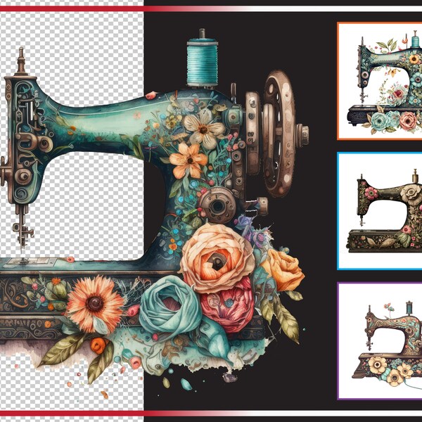 Sewing Machine Print - Etsy