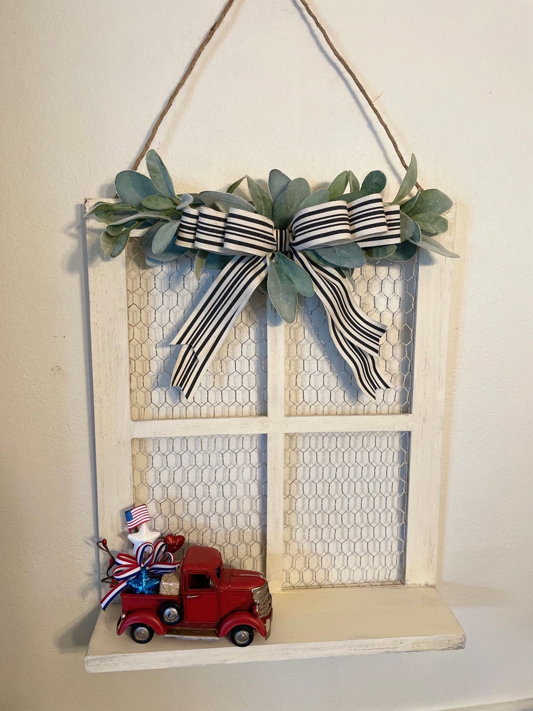 Best Seller Farmhouse Window Pane Decor, Farmhouse Window Frame Wall ...