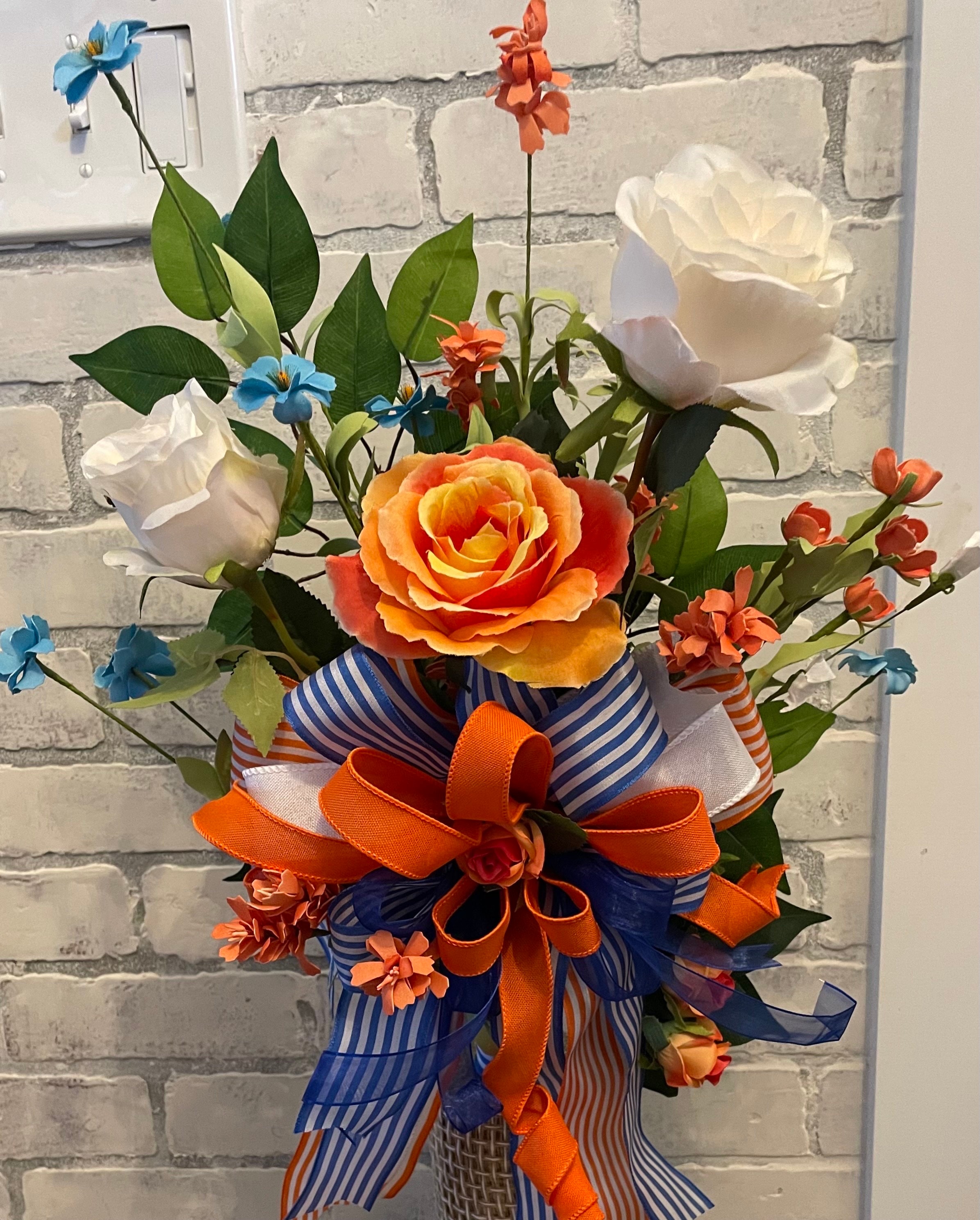 Prom, Graduation Bouquet, School Color Floral Arrangement, Customizable ...