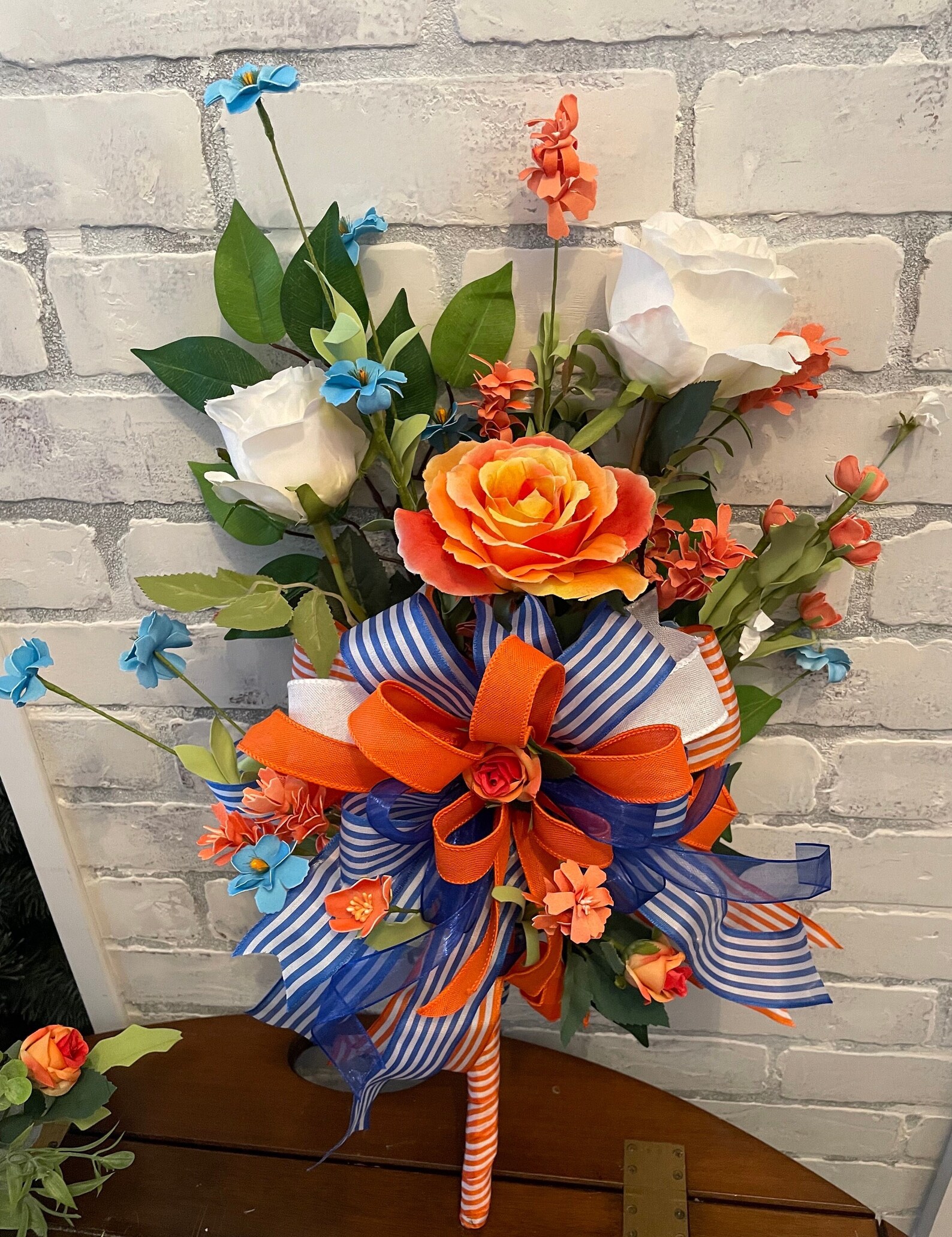 Prom, Graduation Bouquet, School Color Floral Arrangement, Customizable ...