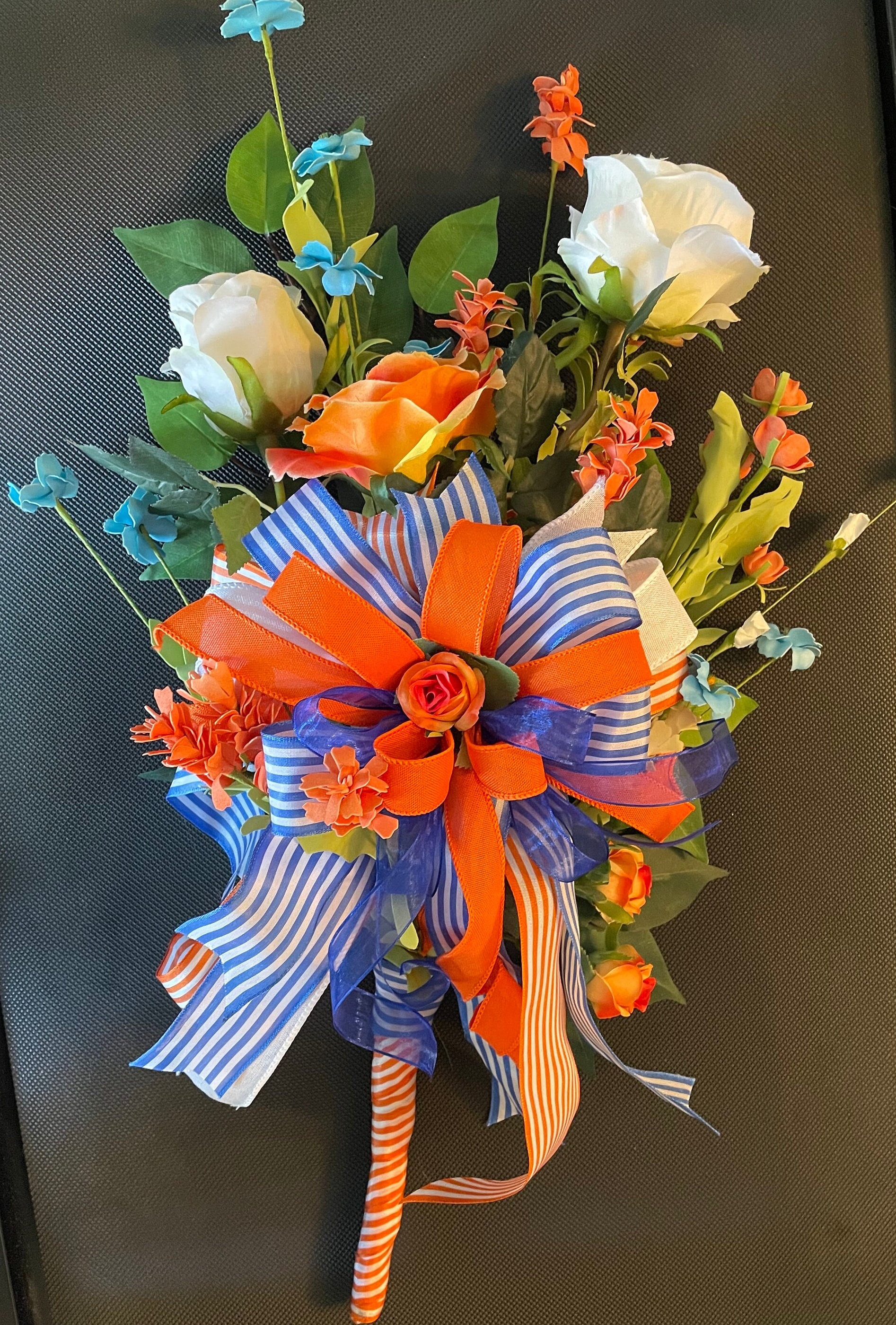 Prom, Graduation Bouquet, School Color Floral Arrangement, Customizable ...