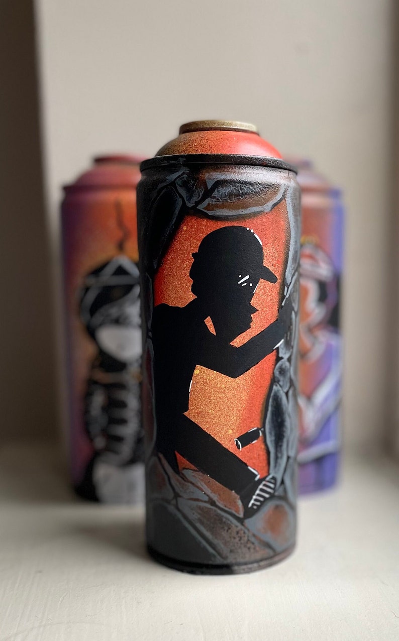 Custom Graffiti/street Art on Spray Cans - Etsy