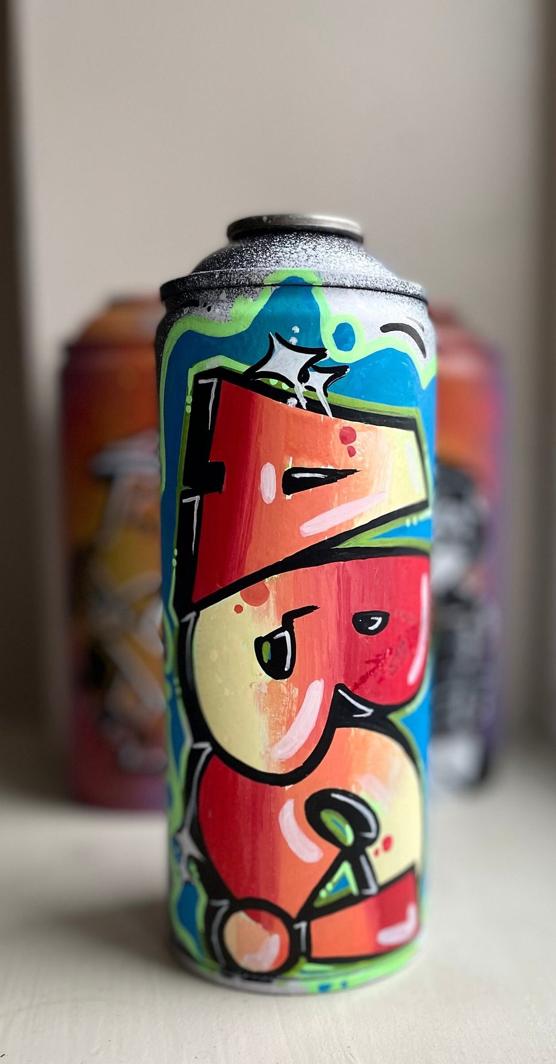 Custom Graffiti/street Art on Spray Cans - Etsy