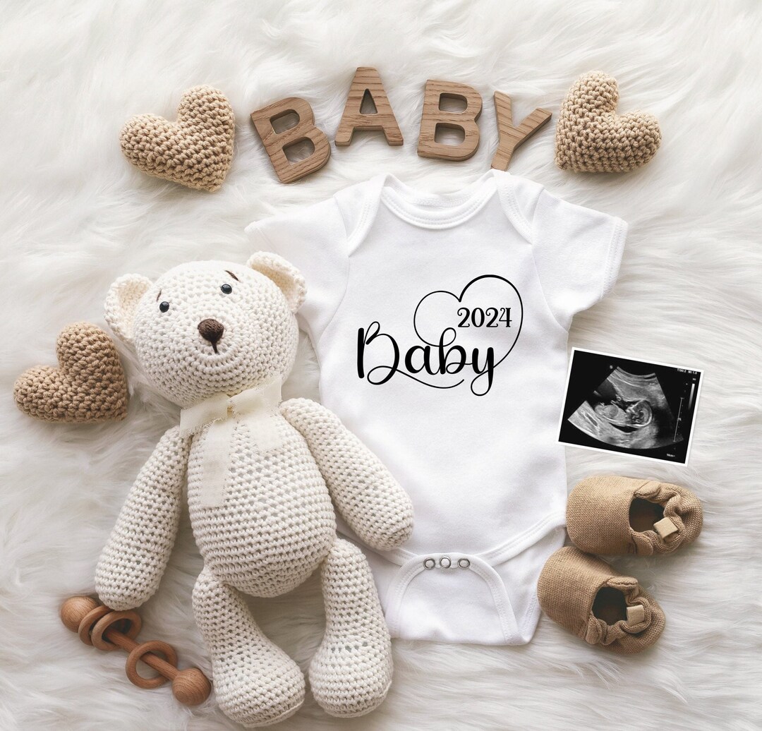 Baby 2024 Announce Pregnancy Baby Bodysuit Bodysuit Bodysuit Gift Baby ...