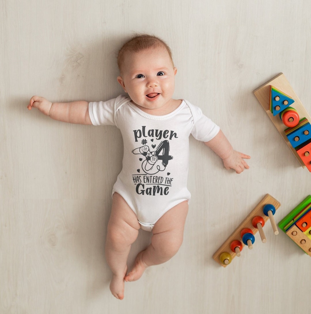 Baby Body Player 4 Has Entered the Game Gamer Babybody Bodysuit Baby ...