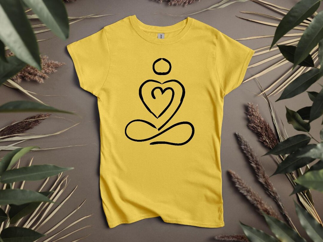 Mindful Yoga Women's Tee: Softstyle Meditation Shirt - Etsy