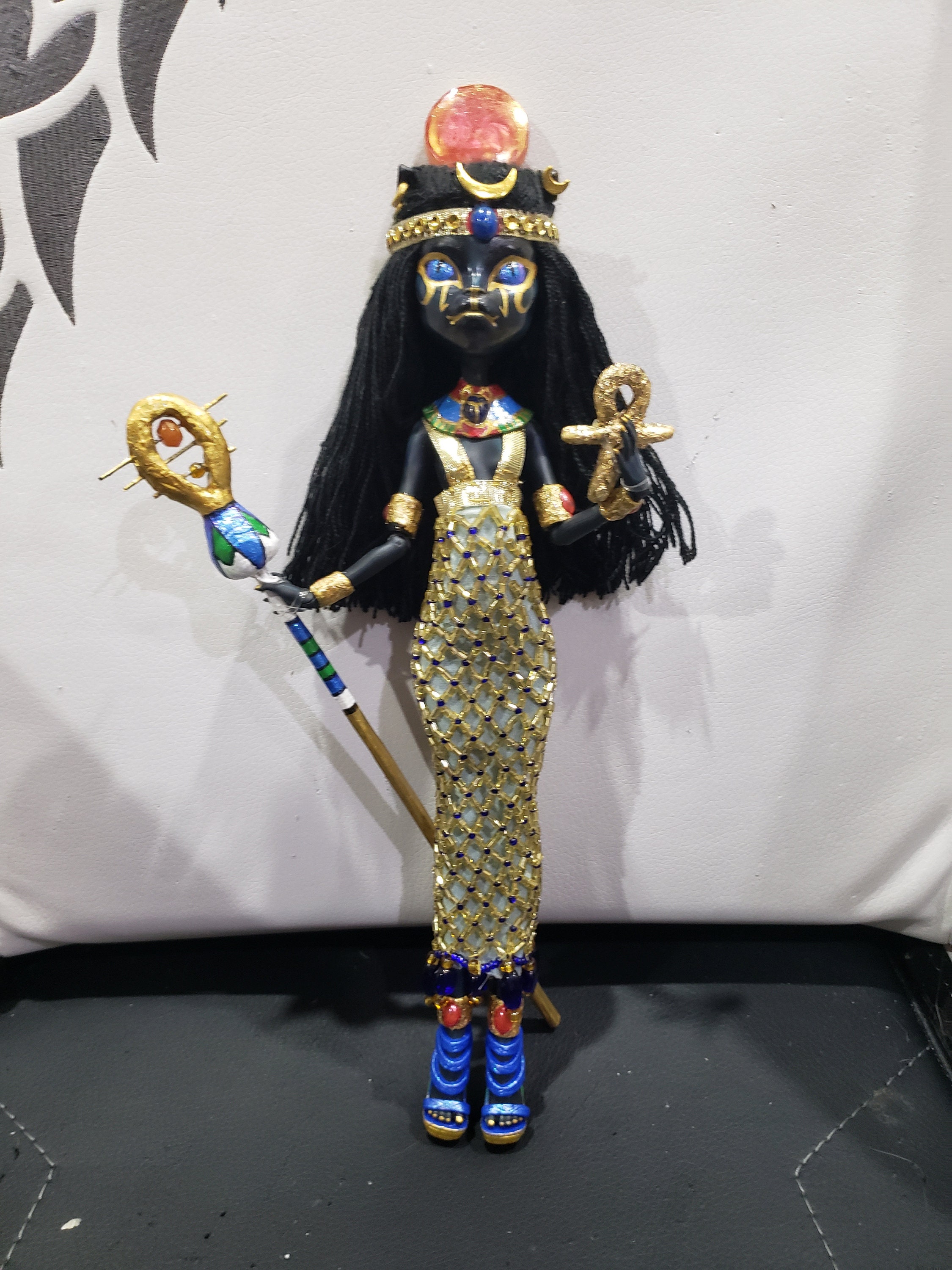 Sister Egyptian Goddesses Sekhmet and Bastet Custom Art Dolls - Etsy