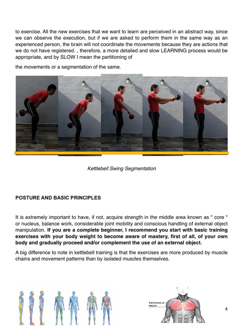 Guide for Training With Kettlebell, Master the Kettlebell Functional Training - Etsy