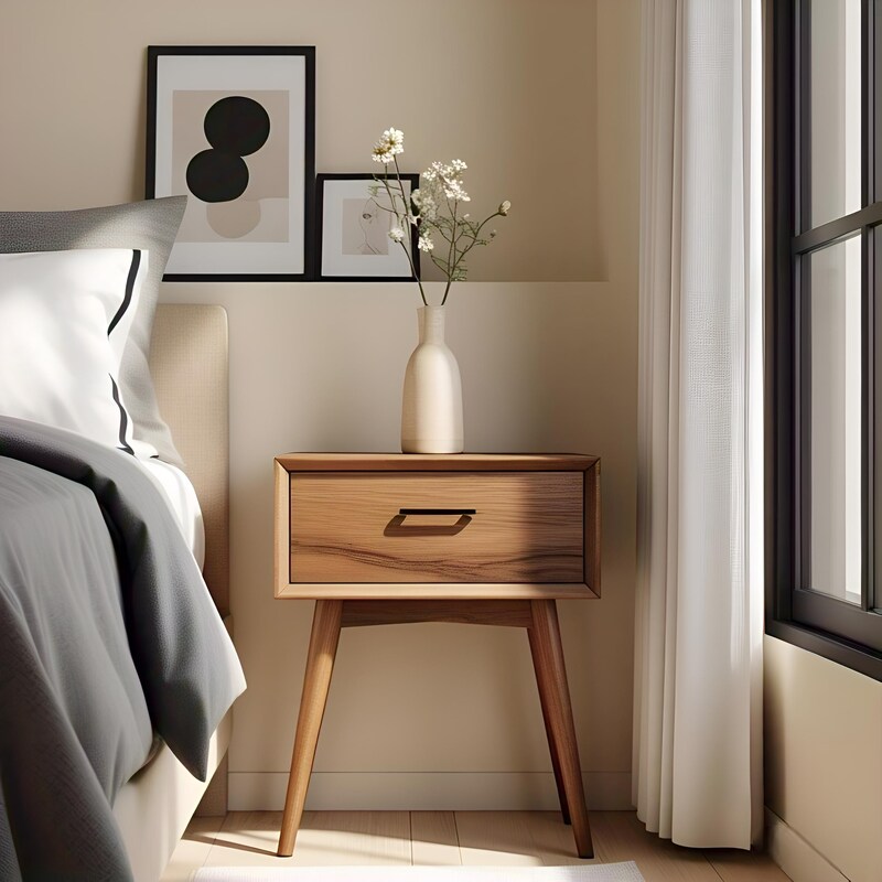 Mcm End Table Drawer - Etsy