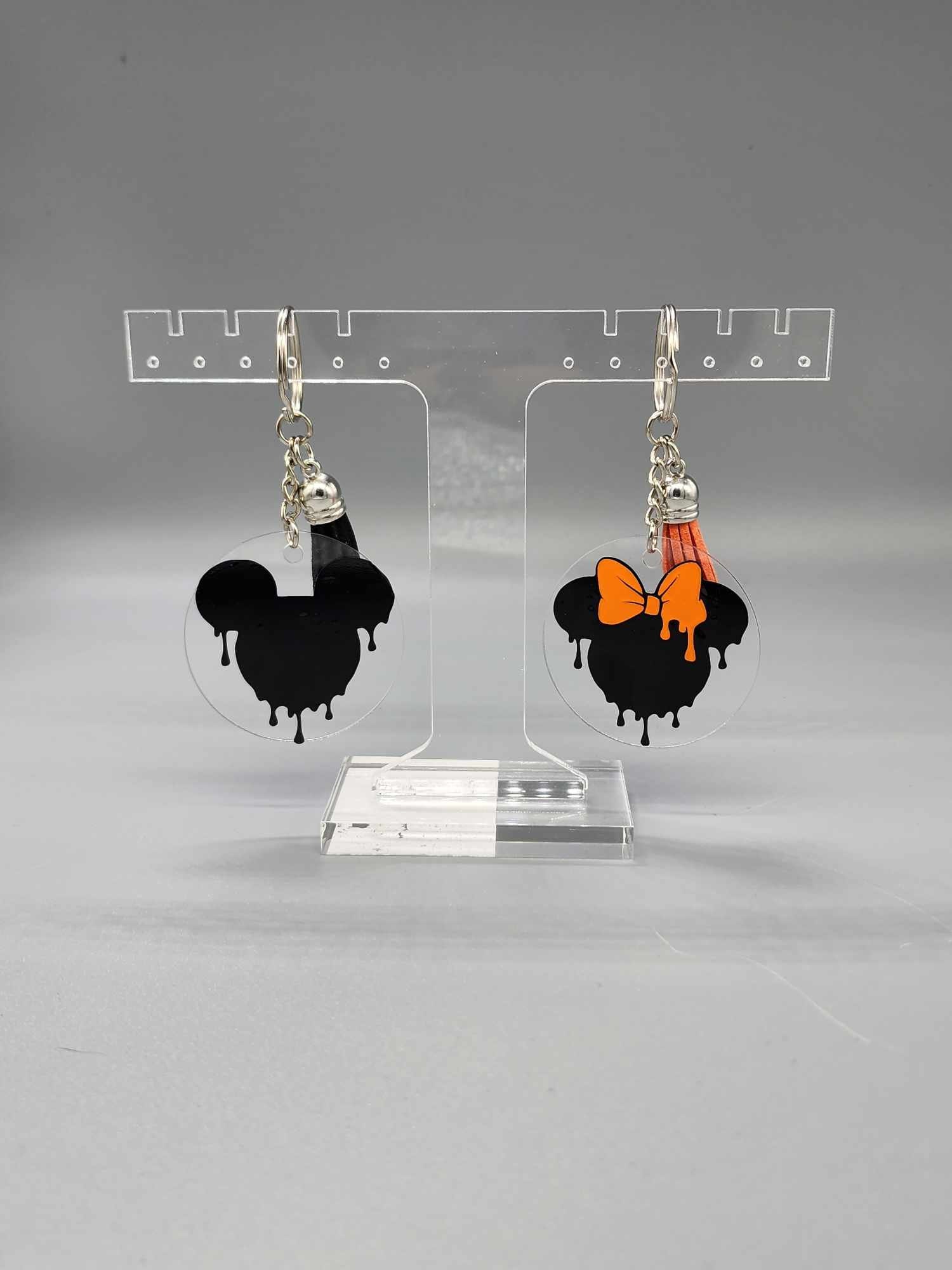 Mickey & Minnie Halloween Keychains - Etsy
